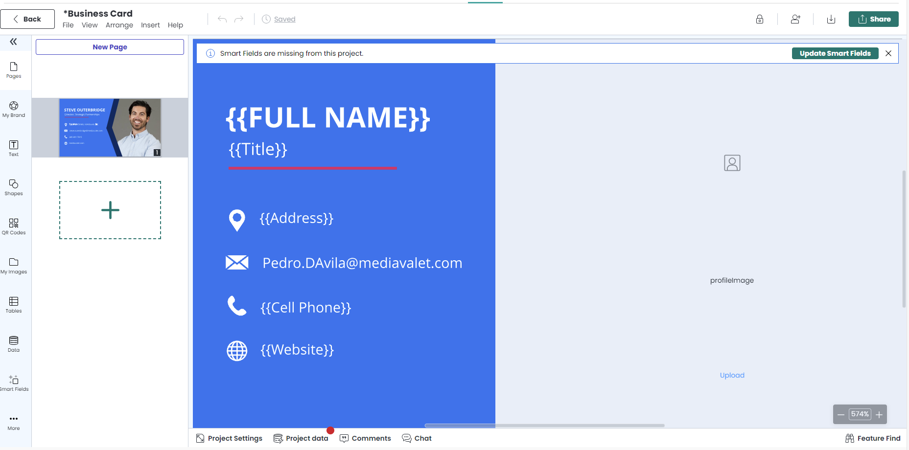 Creating Your First Template with MediaValet Templating – MediaValet Support Centre