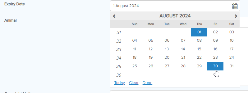 How can I clear the Expiry Date for an asset that has Expired ...
