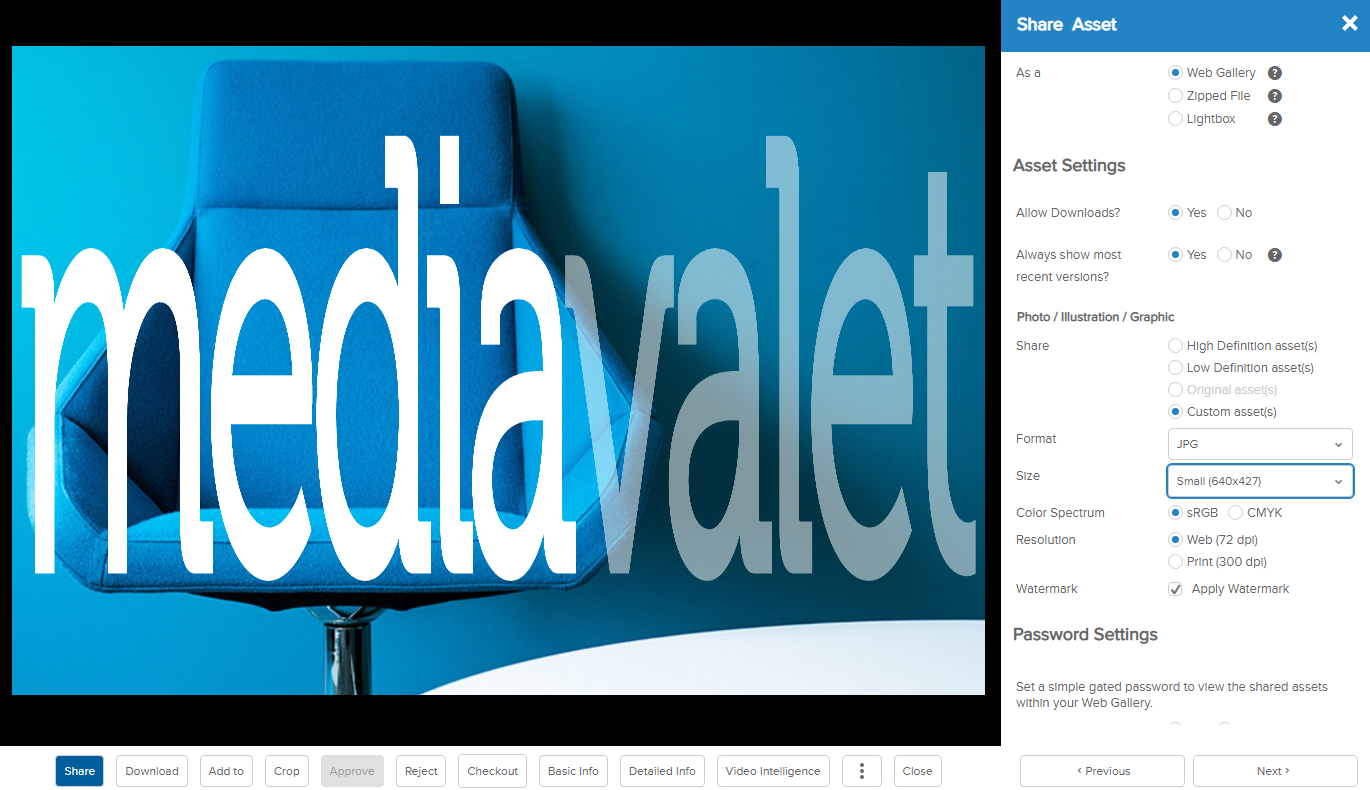 How to Apply a Watermark when Sharing and Downloading Images ...
