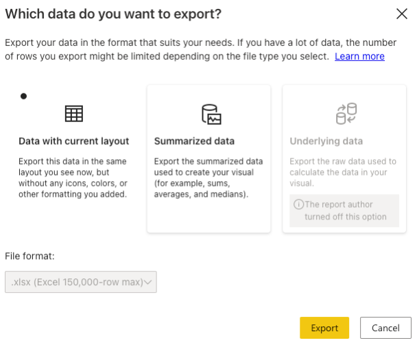 How to Export Reports from Tables? – MediaValet Support Centre