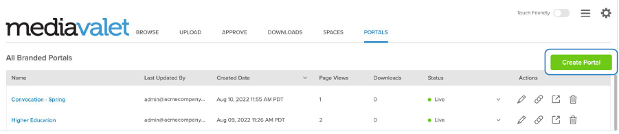 How to Create a Branded Portal and Duplicate it – MediaValet Support Centre